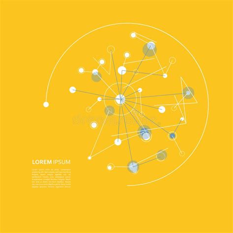 Network Connectivity Design Communication Cyan Structure Stock Vector Illustration Of Dash