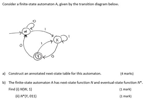 solved consider a finite state automaton a given by the