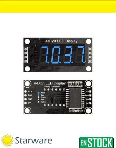 Modulo Led Display Diy Tm Dig Segmentos Led P Az En Venta En Capital Federal Capital