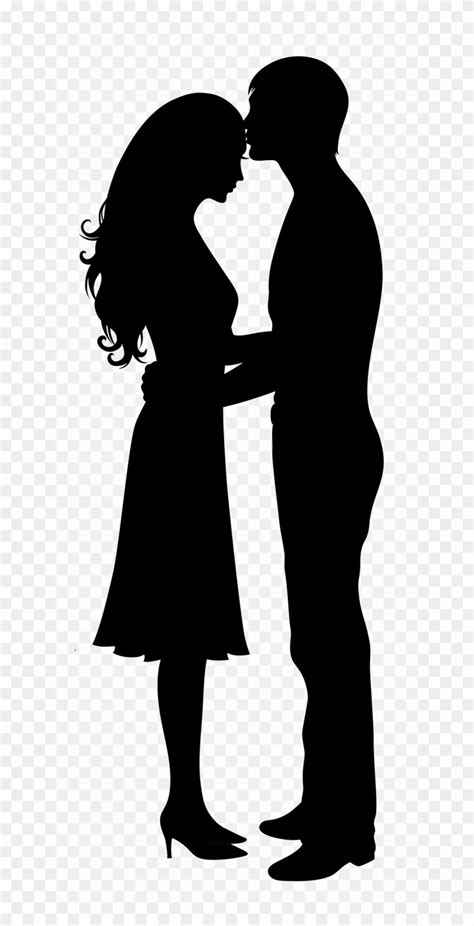 Romance Silhouette Png Image Background Vector Clipart Romantic