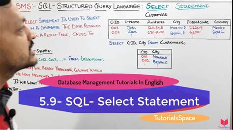 59 Eng Sql Select Statement Select Syntax In Sql Select Sql