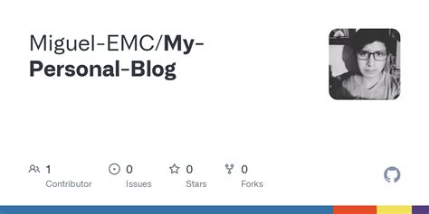 Github Miguel Emc My Personal Blog