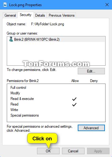 Enable Or Disable Inherited Permissions For Objects In Windows Tutorials