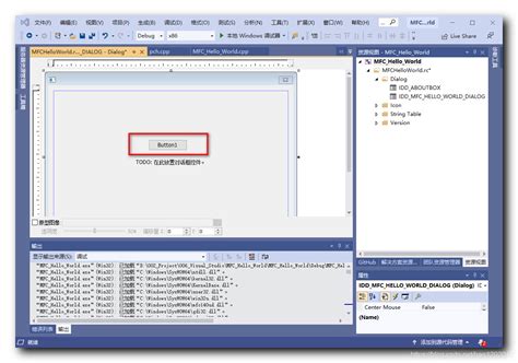 Visual Studio 创建 MFC 桌面程序 安装 MFC 开发组件 创建 MFC 应用 MFC 应用窗口编辑 为按钮添加点击事件 修改按钮文字 打开