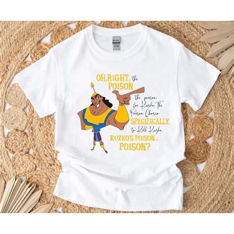 Disney Emperors New Groove Kronk Kuzco Poison Unisex Adult Tee
