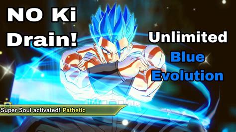 NO KI DRAIN Blue Evolved Keeping Super Saiyan Blue Evolution On ALL