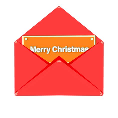 Red Christmas Envelope 36930245 Png