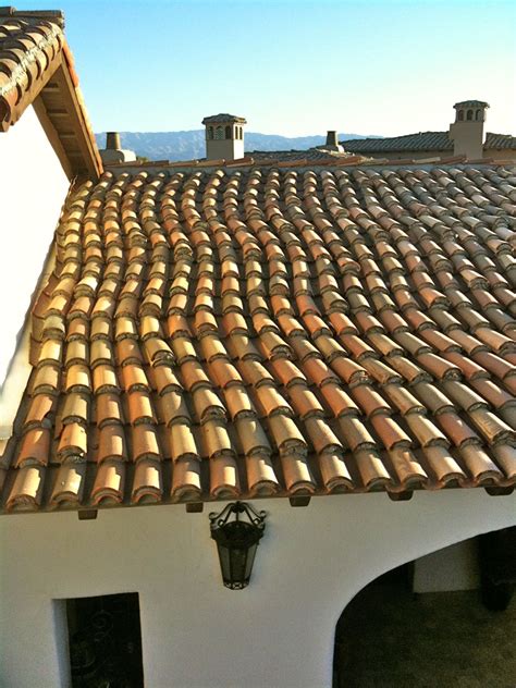 Serpentine Confetti Roof Tiles Mexican Hacienda Architecture Spanish