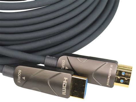 High Speed Fibre Optical 4K HDMI Lead with Ethernet, 15m - Antiference ...
