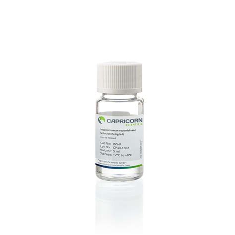 Insulin Human Recombinant Solution 5 Mgml 5 Ml Westburg Life