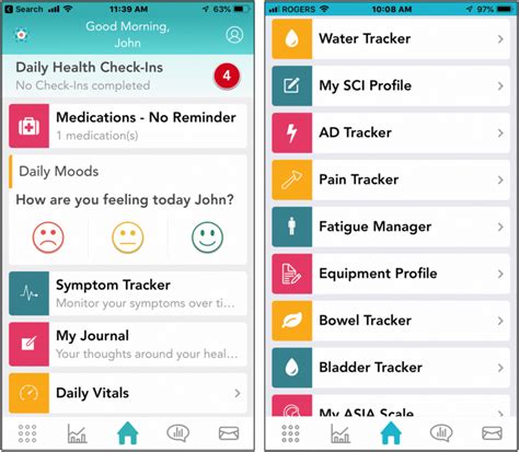 Changes To The Design Of The Mobile App To Include A Scrolling List Of Download Scientific