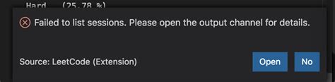 Cannot List Session If Session Expired · Issue 465 · Leetcode Opensourcevscode Leetcode · Github
