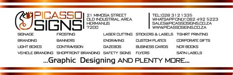 Picasso Signs Hermanus