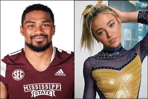 Lsu Gymnast Olivia Dunne Curves Mississippi State Safety Jordan Morant
