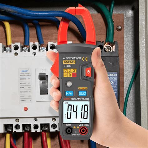 Aneng St183 Digital Clamp Meter Ac Current 6000 Counts True Rms