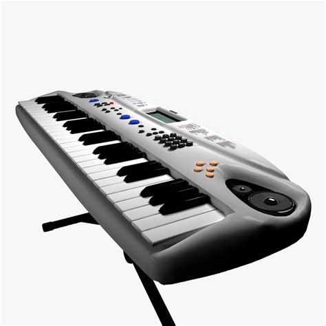 Casio Keyboard Model Turbosquid 1169412