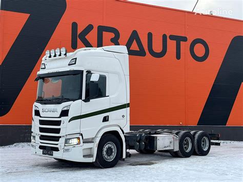 بيع الشاسيه Scania R x TON FRONT AXLE RETARDER CHASSIS L mm إستونيا Rummu VF