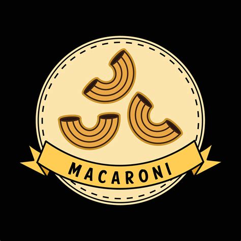 Logo For Macaroni Products 46899902 Vector Art At Vecteezy