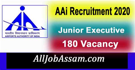 Airports Authority Of India Recruitment 2020 Apply Online For 180