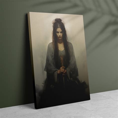 Goddess Hecate Canvas Art Greek Goddess Of Magic And Witchcraft Greek