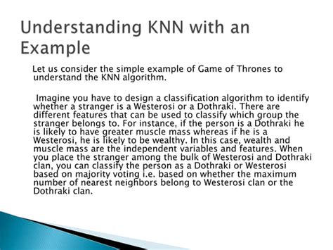 Knn Classifier Introduction To K Nearest Neighbor Algorithmpptx