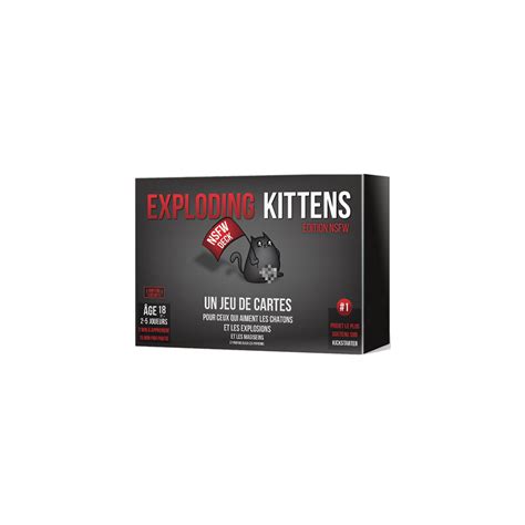 Acheter Exploding Kittens Nsfw Jeu De Société Ludifolie
