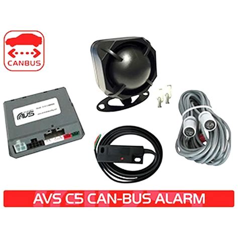 C Can Bus Alarm With Back Up Siren Ultra Sonic Sensors Tilt Sensor