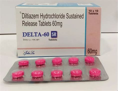 Diltiazem Hcl Sustained Release Ip 60 Mg Delta 60 Sr At Best Price In