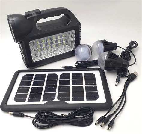 Переносной аккумуляторный фонарь автономное освещение светильник с солнечной панелью 3 Led