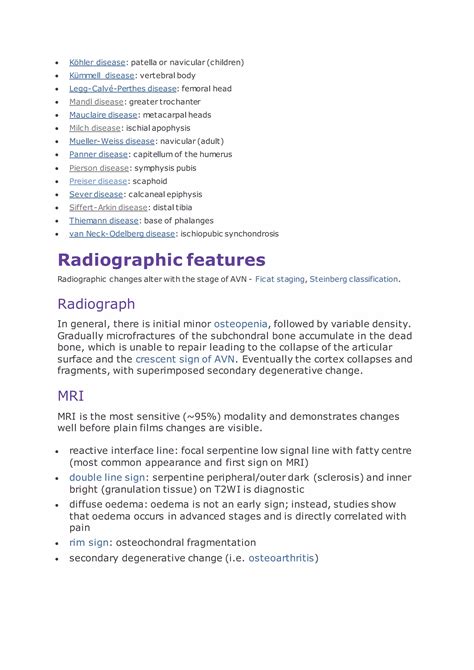 Important Radiological Classification Of Fracture And Avn Pdf