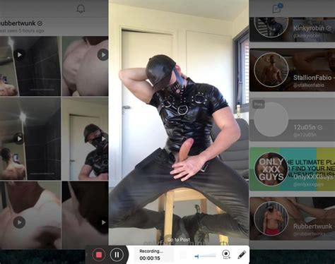 Leather Jerk Off Video 2