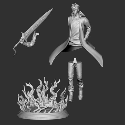 SOLO LEVELING SUNG JIN WOO STL File For D PrintingCults