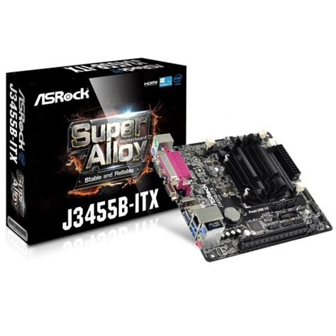 Asrock J3455b Itx Integrated Intel Celeron J3455 1 5ghz All In One Mini Itx Desktop Motherboard