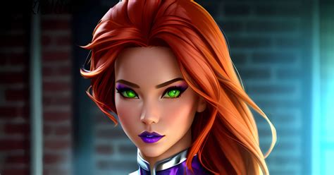 Sexy Starfire Aiartshinesのイラスト Pixiv