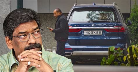 Enforcement Directorate Ed Seizes Jharkhand Cm Hemant Sorens Bmw X7