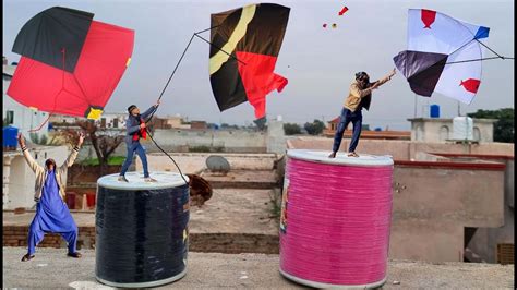 Kite Cutting Fight With Kite Catch Challenges Kite Youtube