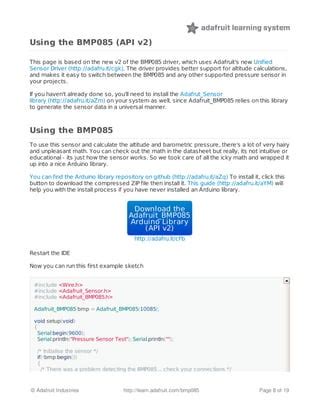 Tutorial Sensor Bmp PDF Computer Peripherals Computing
