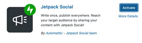 jetpack social getting started with the jetpack social plugin