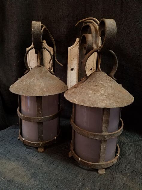 Vintage Tudor Sconces Set Of 2 Earthwise Architectual Salvage