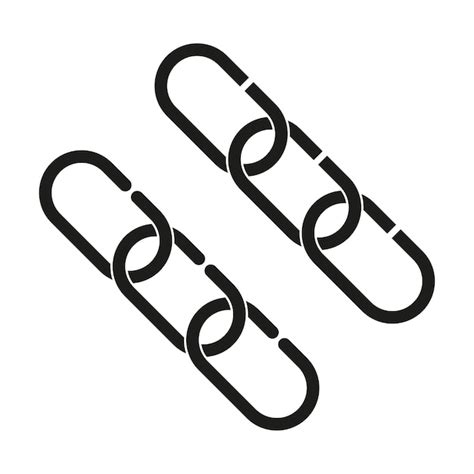 Premium Vector Icon Chain Links Symbol Of Connection Strong Bond Representation Vector