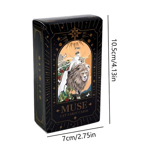 Kitten Tarot Pantha Oracle การ์ดเกมไพ่ทาโรต์ ภาษาอังกฤษ 78 แผ่น Muse