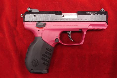 Ruger Sr22 22lr Cal Raspberry Color For Sale At
