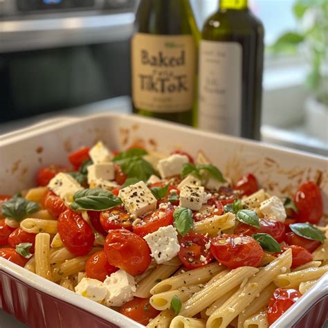 Baked Feta Tiktok Pasta Recipe Dynamic Taste The Fresh Man Cook