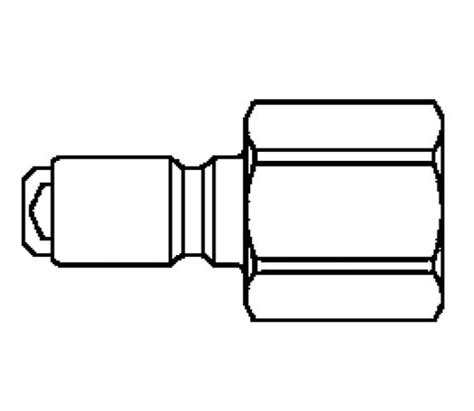 183 Hansen® By Danfoss Pneumatic Quick Disconnect Coupling 180280