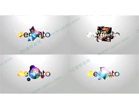 精美简短的光效logo揭示片头ae工程 Cg爱好者网免费cg资源ae模板3d模型分享平台