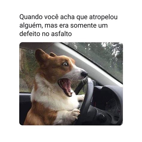 Quando você acha que atropelou alguém mas era somente um defeito no