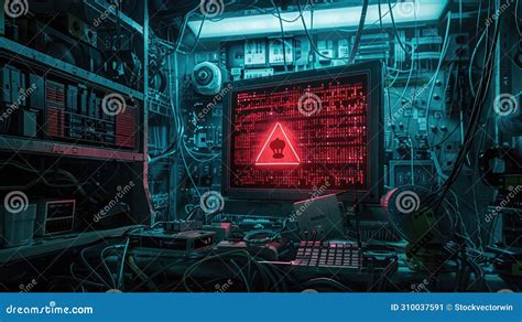 Vulnerability Cyber Security Risk Stock Illustration Illustration Of
