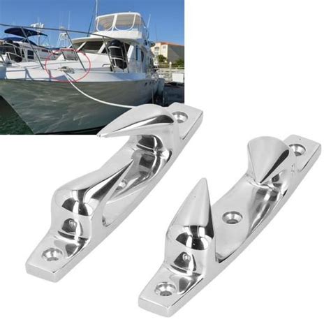Dioche Pcs Taquets D Amarrage Et D Ancrage En Acier Inoxydable De Pouces Pour Bateau