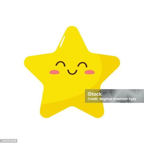 Smiling Funny Kawaii Star向量圖形及更多星星圖片 星星 星型 矢量圖 Istock