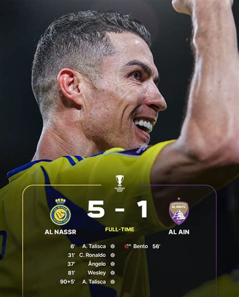 Kết Quả Al Nassr Vs Al Ain Màn Hủy Diệt Của Ronaldo Và đồng đội